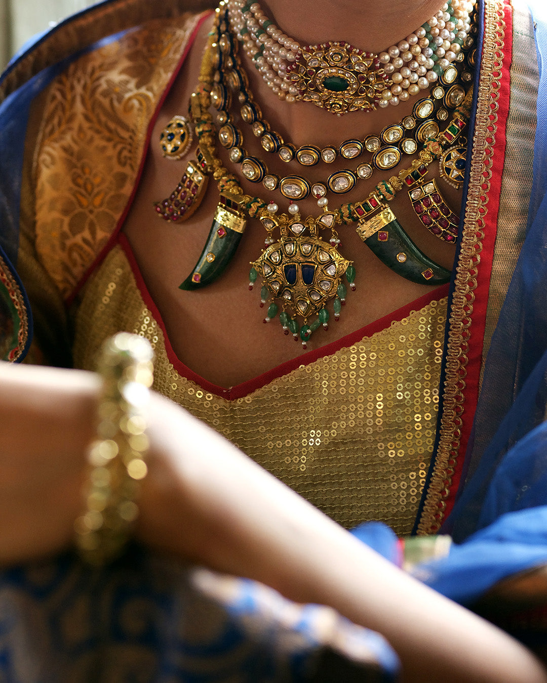 Ekah Polki and Gold Necklace for Women – Artisanal Fine Jewellery | AURUS